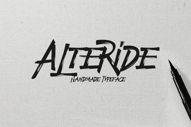 Alteride Font - Free Font