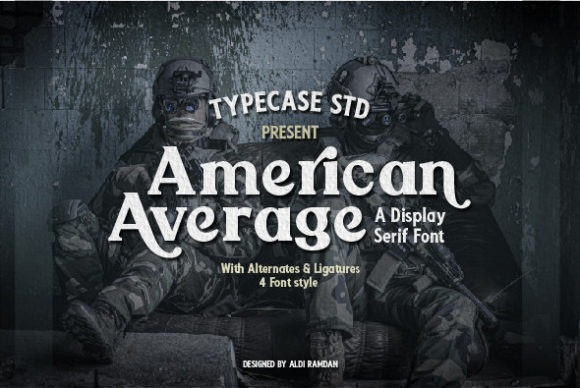 American Average Font - Free Font