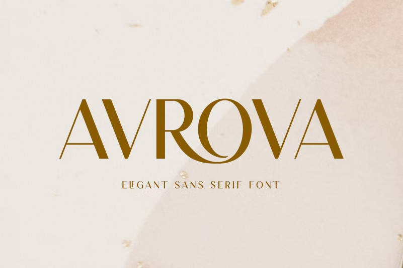 Avrova Font - Free Font