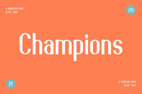 Champions Font - Free Font