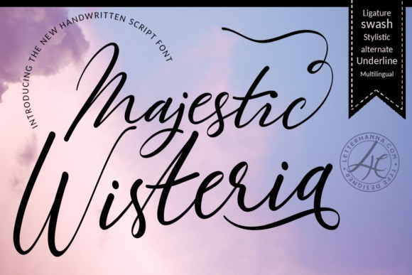 Majestic Wisteria Font - Free Font