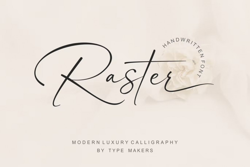 Raster Font - Free Font
