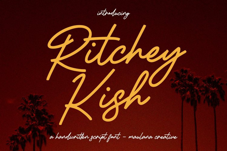 Ritchey Kish Font - Free Font
