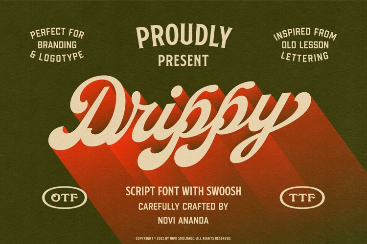 Drippy Font - Free Font
