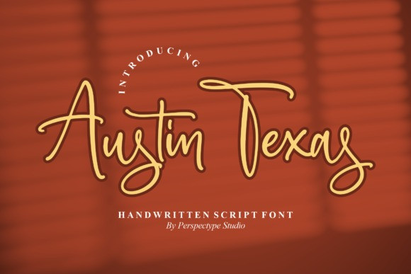 Austin Texas Font - Free Font