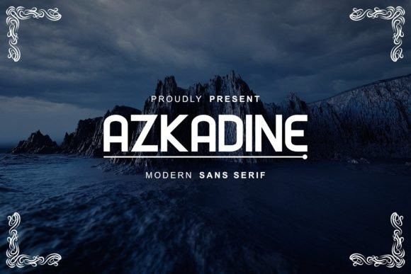 Azkadine Font - Free Font