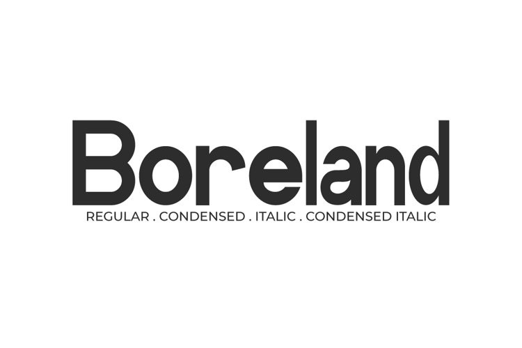 Boreland Font - Free Font