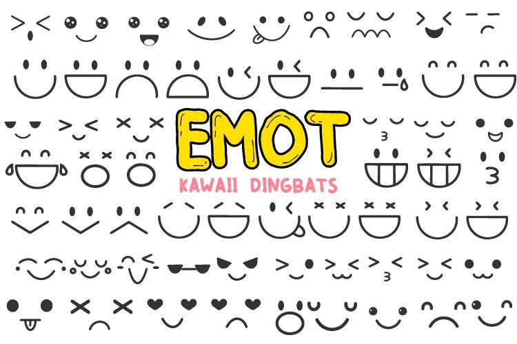 Emot Font - Free Font