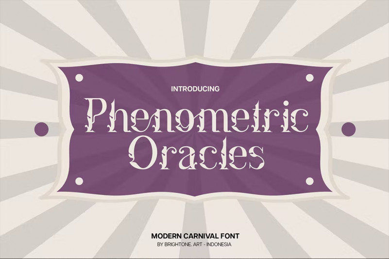 Phenometric Oracle Font - Free Font