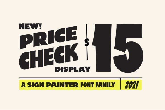 Price Check Font - Free Font