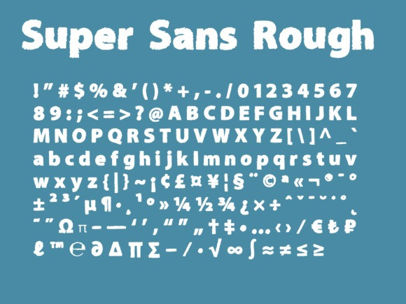 Super Sans Font - Free Font