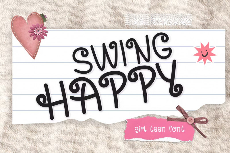Swing Happy Font - Free Font
