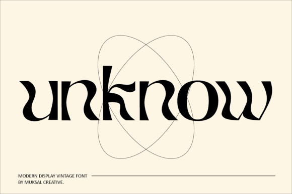 Unknow Font - Free Font