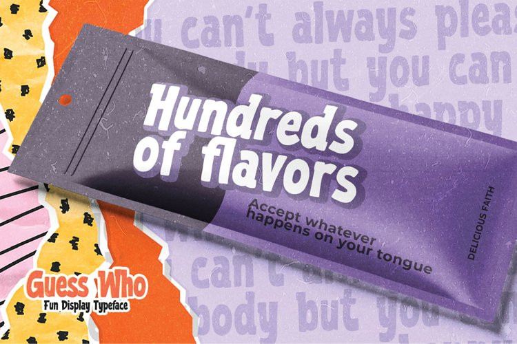 Guess Who Font - Free Font