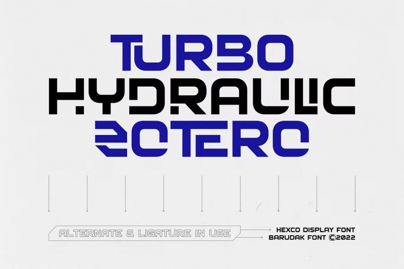 Hexco Font - Free Font