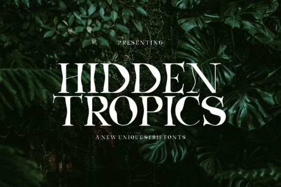 Hidden Tropics Font - Free Font