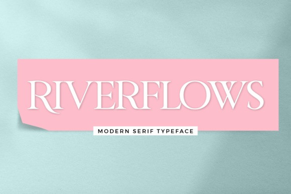 Riverflows Font - Free Font