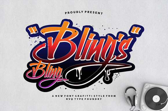 Bling blings Font - Free Font