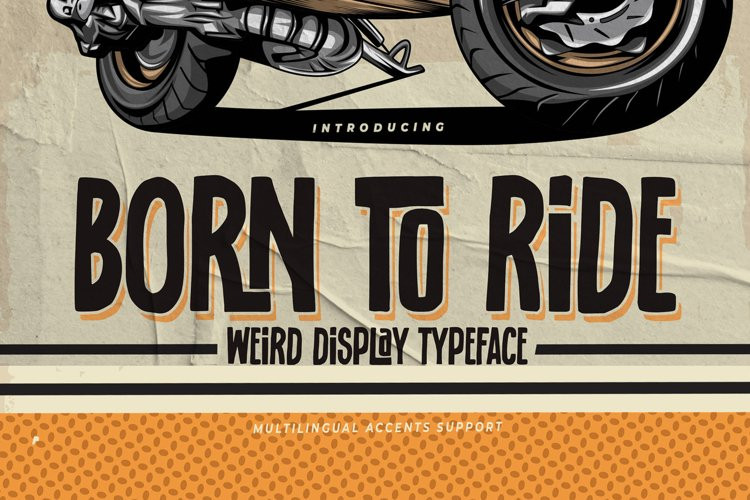 Born to Ride Font - Free Font