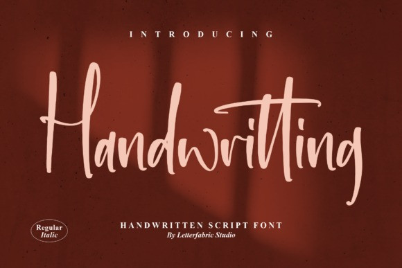Handwritting Font - Free Font
