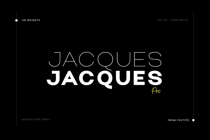 Jacques Pro Font - Free Font