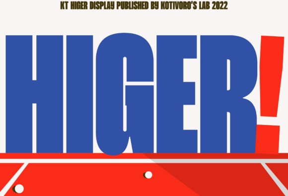 Kt Higer Font - Free Font