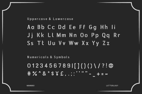 Navarro Font - Free Font