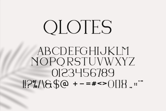Qlotes Font - Free Font