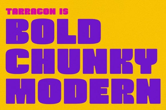 Tarragon Font - Free Font