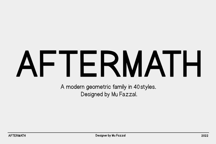 Aftermath Font - Free Font