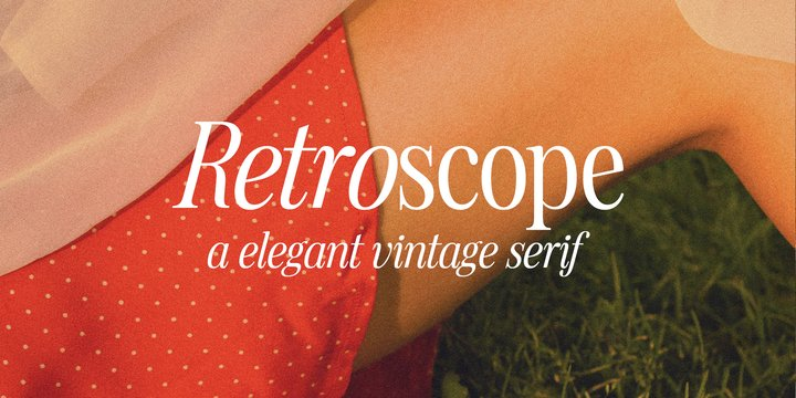 Retroscope Font Family - Free Font