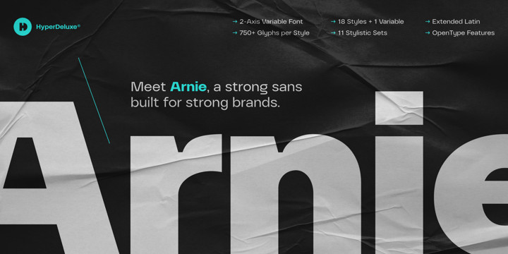 HD Arnie Font Family - Free Font