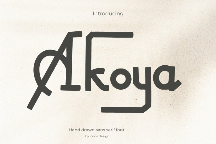 Akoya Font - Free Font