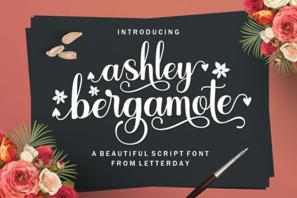 Ashley Bergamote Font - Free Font