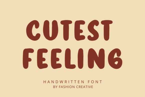 Cutest Feeling Font - Free Font