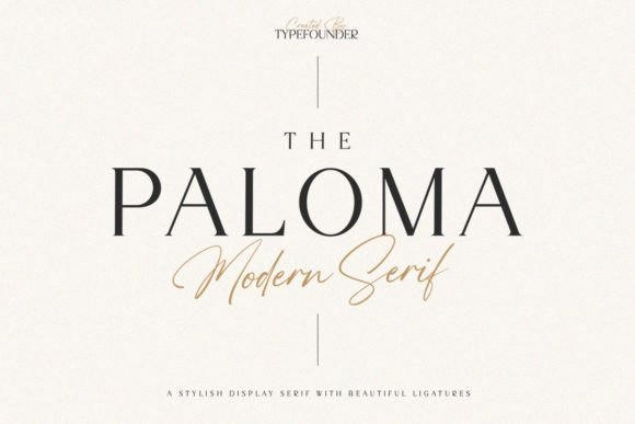 The Paloma Font - Free Font