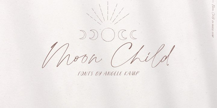 Moon Child Font Family - Free Font