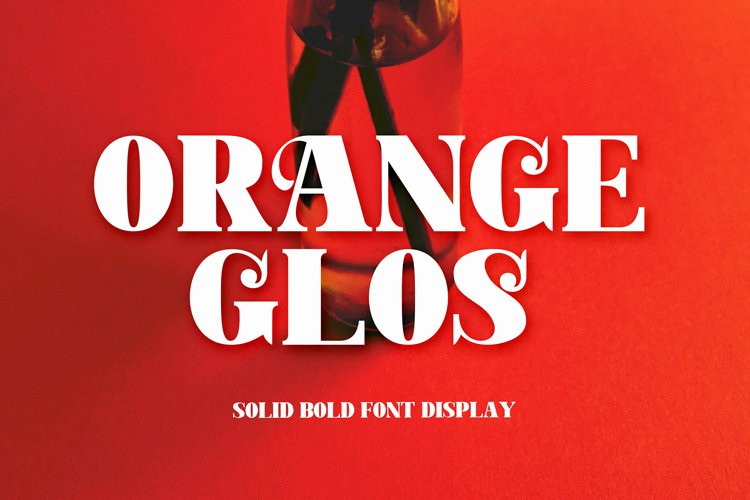 Orange Glos Font - Free Font