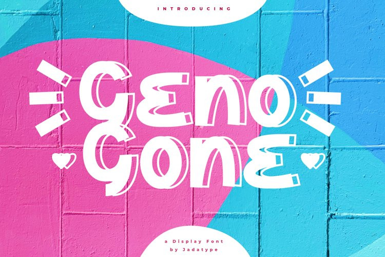 Geno Gone Font - Free Font