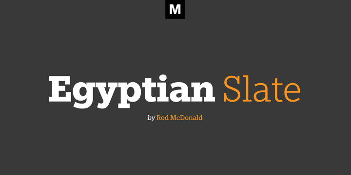 Egyptian Slate Font Family - Free Font