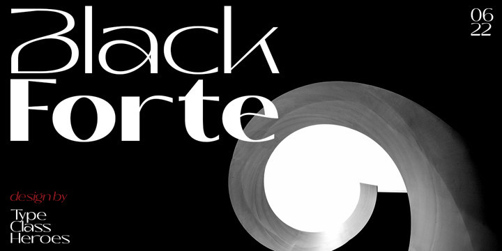 Black Forte Font Family - Free Font