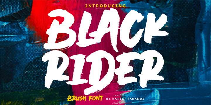 Black Rider Font - Free Font