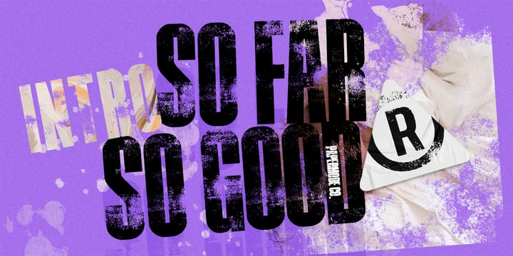 So Far So Good Font - Free Font