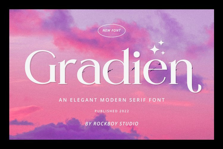 Gradien Font - Free Font