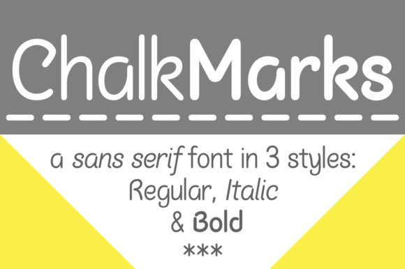 Chalk Marks Font Family - Free Font