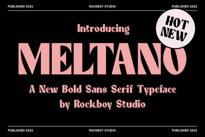 Meltano - Bold Sans Serif - Free Font