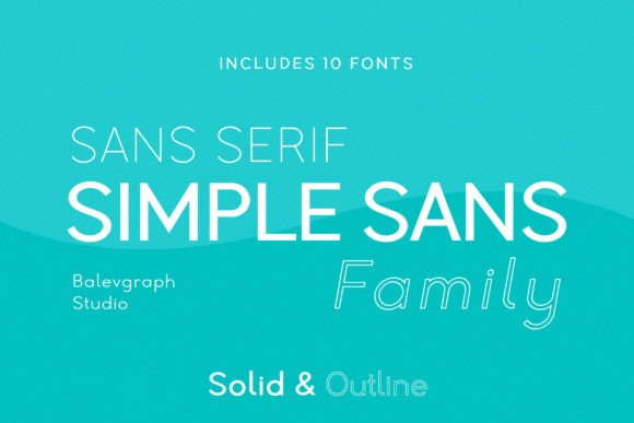 Simple Sans Family Font - Free Font