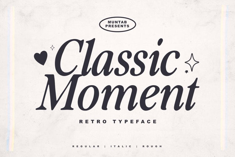 Classic Moment | Retro Typeface - Free Font