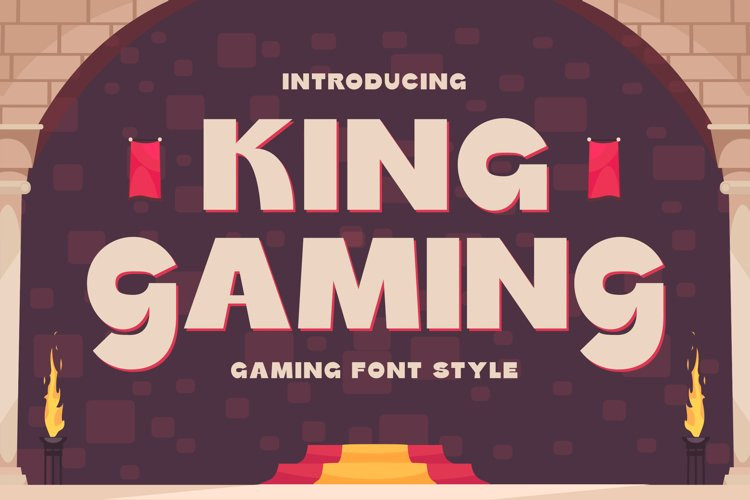 King Gaming Font - Free Font