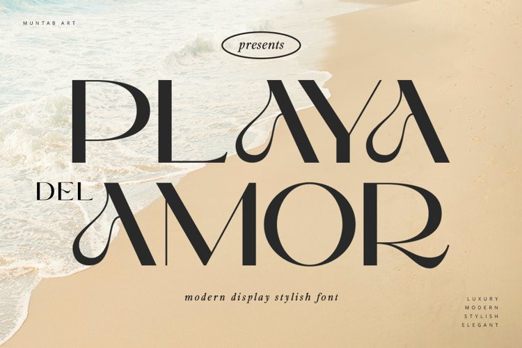 Playa del Amor | Stylish Display - Free Font